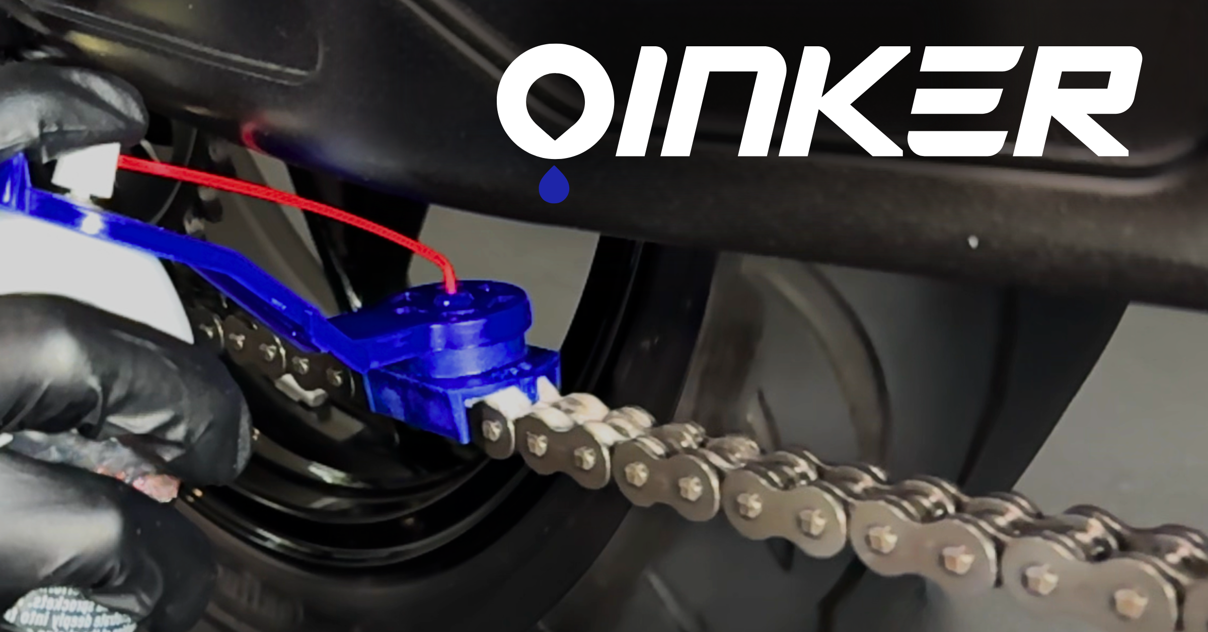 Mess-Free Chain Lube Applicator by Oinker®